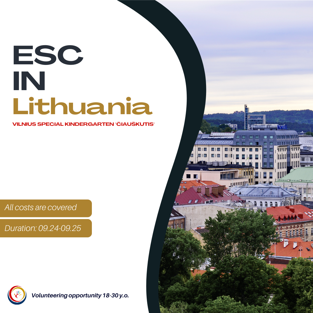 VILNIUS SPECIAL KINDERGARTEN “ČIAUŠKUTIS” – "Future in Our Hands" Youth NGO